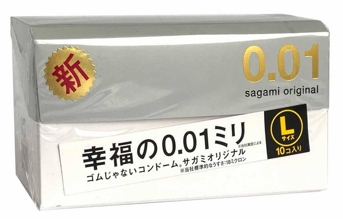 Полиуретановый презерватив Sagami Оriginal тонкие 0,01 10 шт размер L ...
