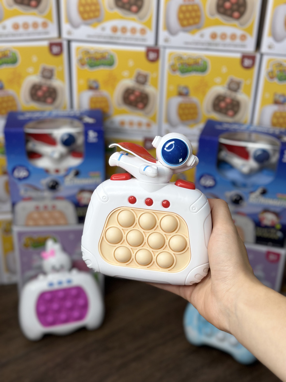 Електронний Поп Іт Бездротовий Дитяча іграшка Антистрес Pop It 4 Режими ...