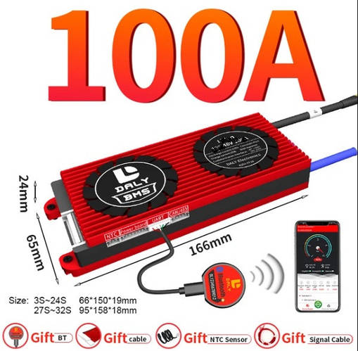Smart BMS Li-Ion 3S(12.6V) /100A +Bluetooth (ID#2011757266), ціна: 2800 ₴, купити на Prom.ua
