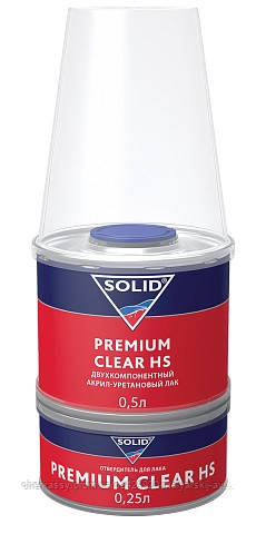 Лак акриловий 2:1 PREMIUM CLEAR HS 0,5л+0,25л SOLID (ID#621845845), цена: 569.61 ₴, купить на ...