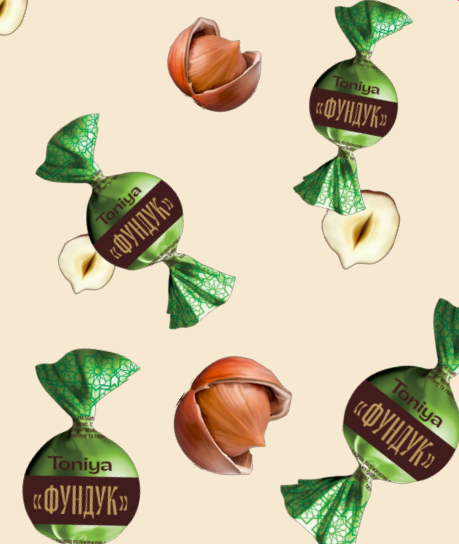 Цукерки Фундук 1кг ТМ TONIYA купити недорого - naDessert