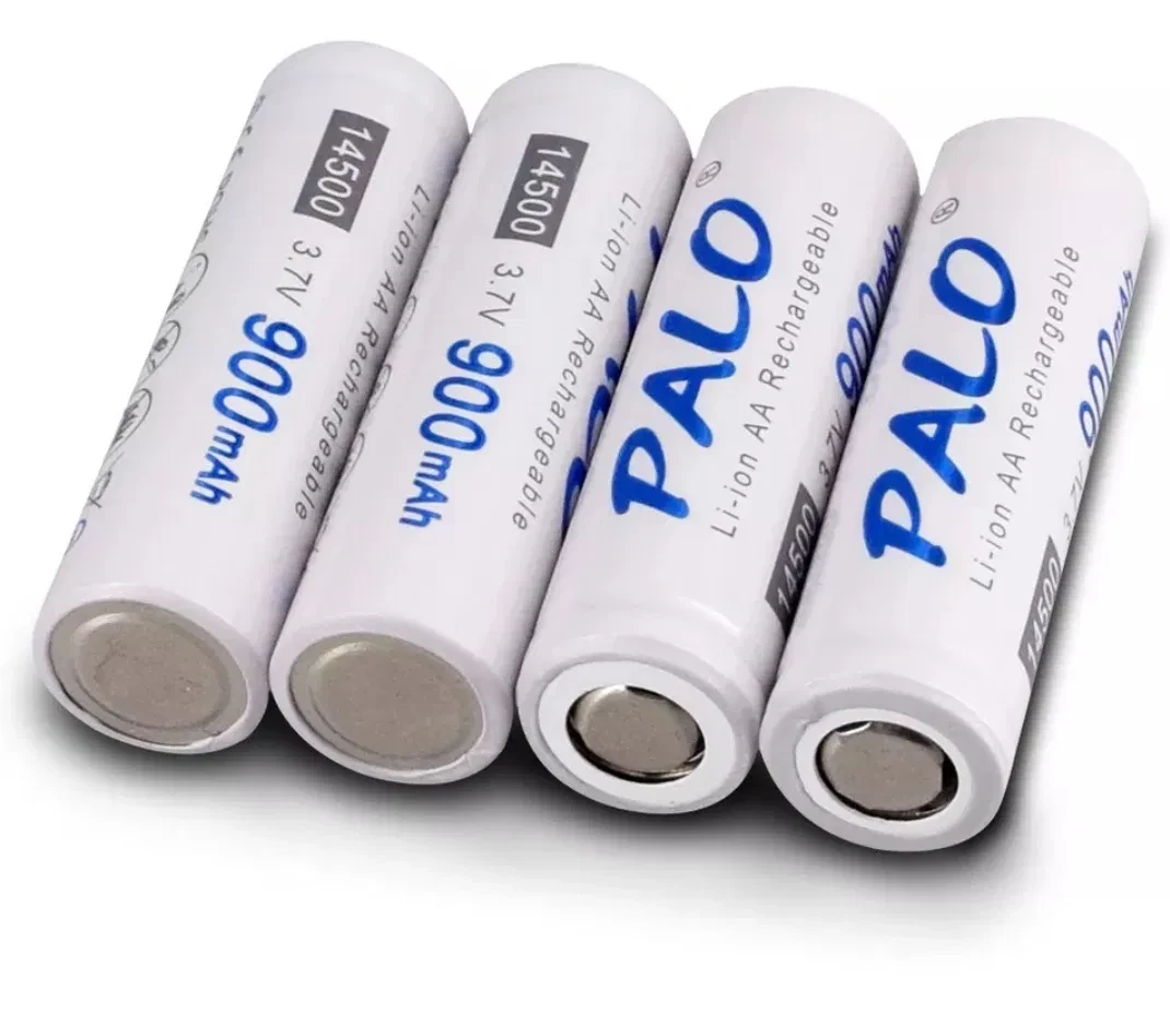 14500 аккумулятор Li-ion PALO 900 mAh мАч литий ионный АА ПАЛО ...