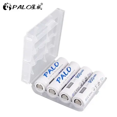 14500 аккумулятор Li-ion PALO 900 mAh мАч литий ионный АА ПАЛО ...
