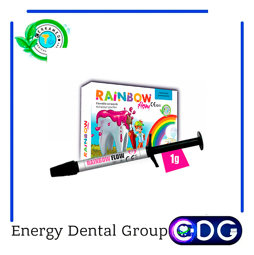 Rainbow flow (Рейнбоу флоу), цветной жидкий композит для детских пломб ...