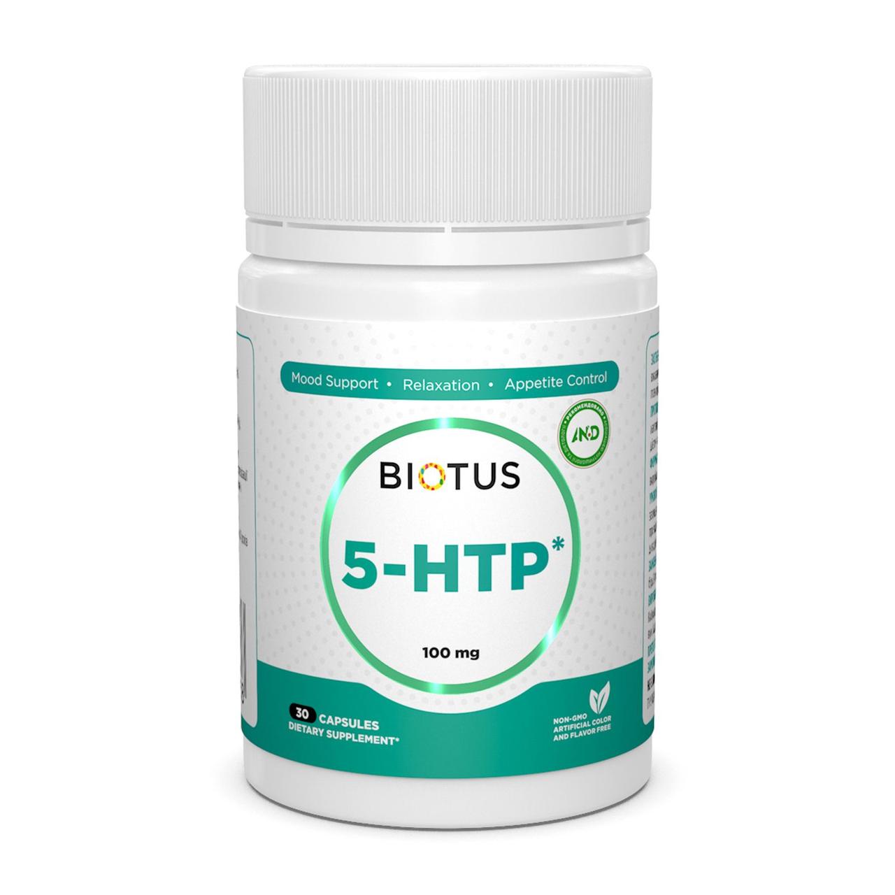 5-HTP (5-гідрокситриптофан) 5-HTP Biotus 30 капсул (ID#2437604460 ...