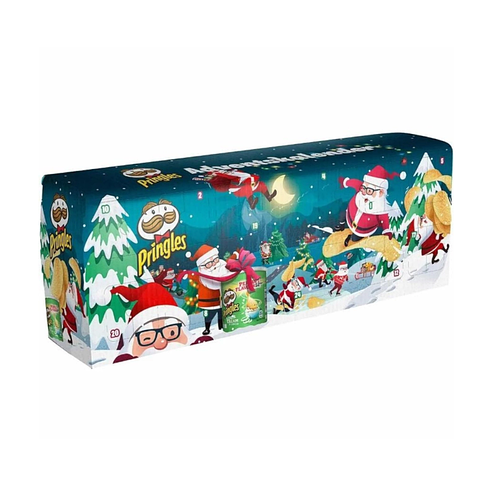 Адвент-календар Pringles Advent Calendar Dark Blue Темно-синій 1120g ...