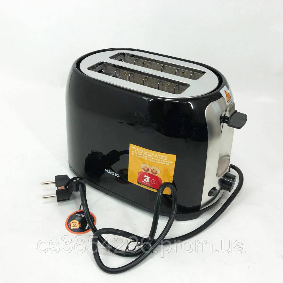 Хороший тостер MAGIO MG-272B, Мощный тостер для дома и кухни, Вертикальный тостер HL-244 для ...