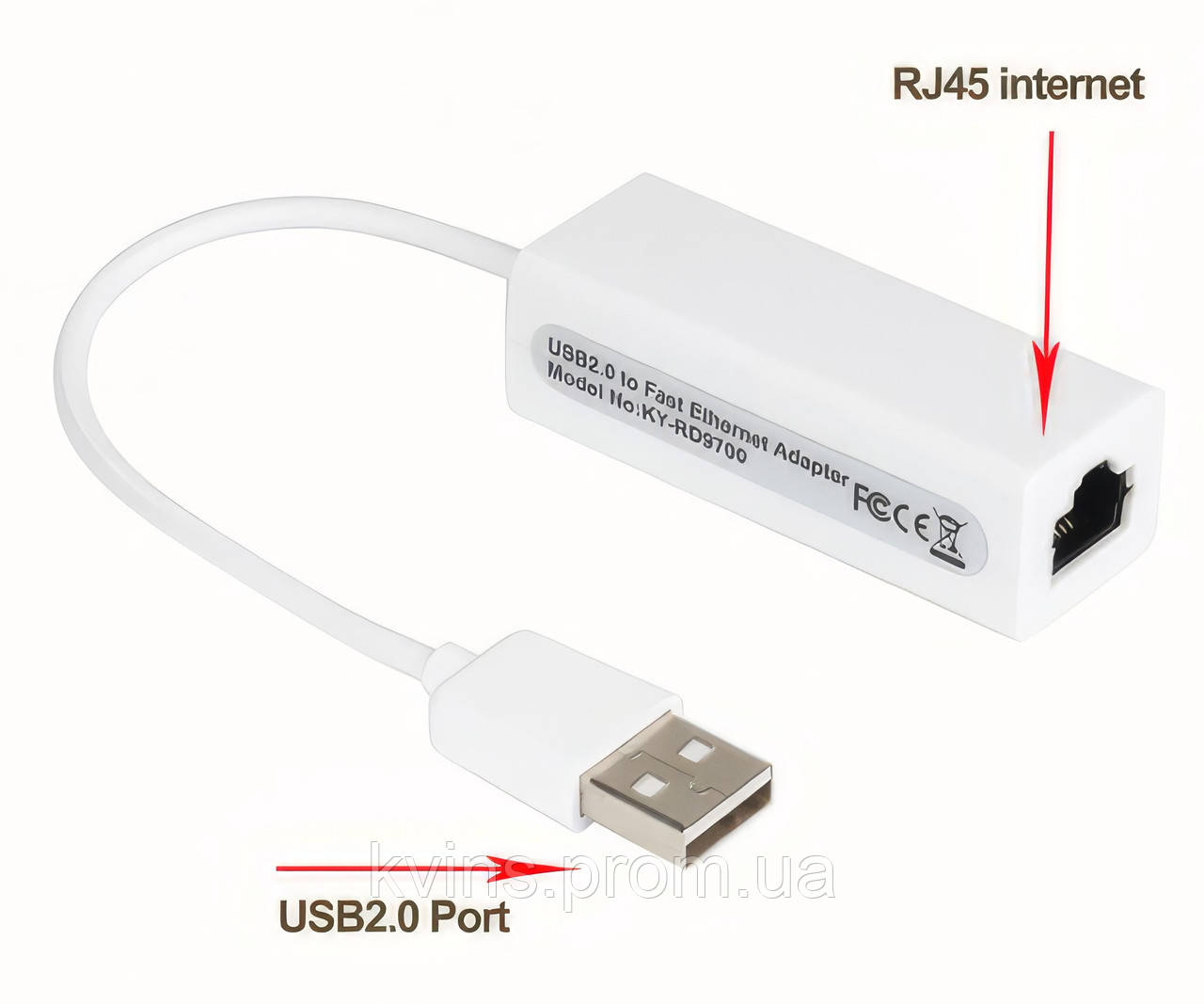 Внешняя сетевая карта, интернет адаптер, Ethernet USB адаптер локальной ...