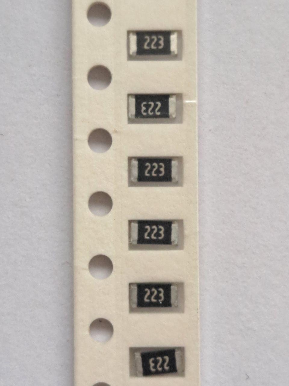 Резистор SMD 1206 22 kOm ±5% (ID#2012193981), цена: 1 ₴, купить на Prom.ua