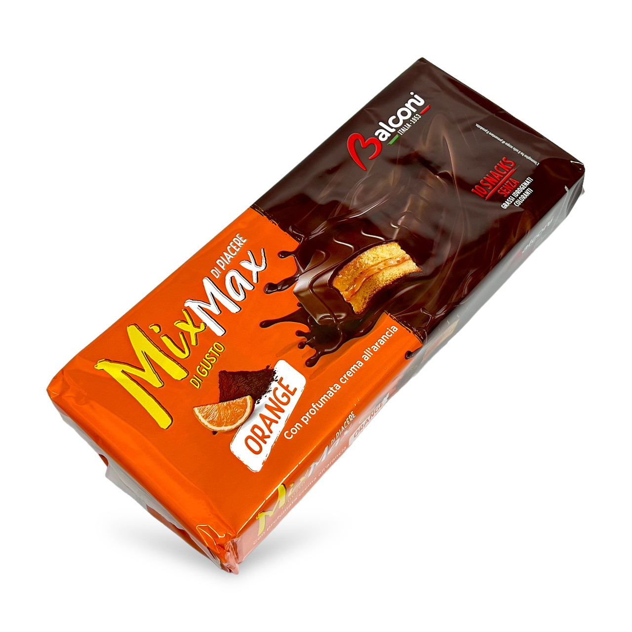 Бісквіт BALCONI в шоколаді з апельсиновим кремом mix max di gusto ...
