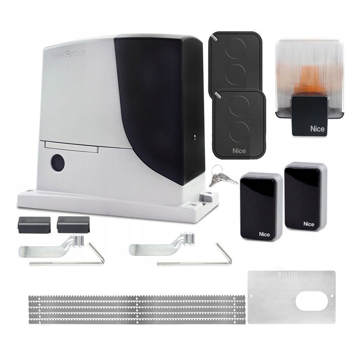 Автоматика для відкатних воріт Комплект автоматики для відкатних воріт Автоматика для воріт NICE ...