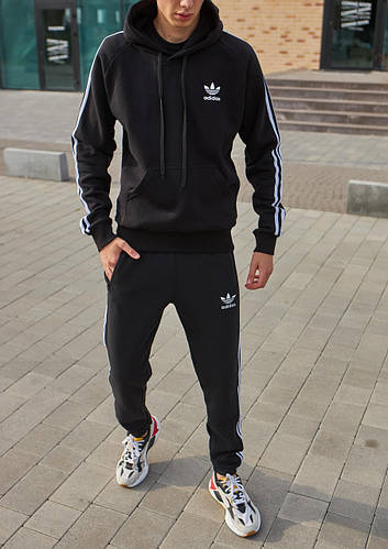 Спортивный костюм мужской Adidas Адидас зимний теплый зима утепленный ...