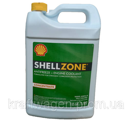 Антифриз концентрат SHELLZONE Coolant -80°C зеленый 3,78л (9401006021 ...