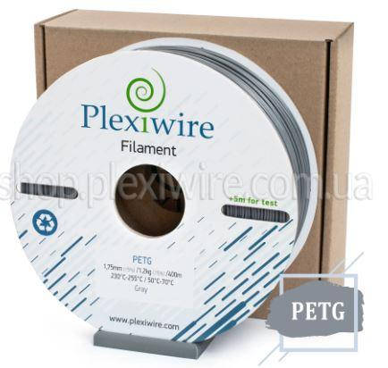 PETG пластик Plexiwire для 3D принтера серый 400м / 1,2кг / 1,75мм (ID#1847173172), цена: 1100 ...
