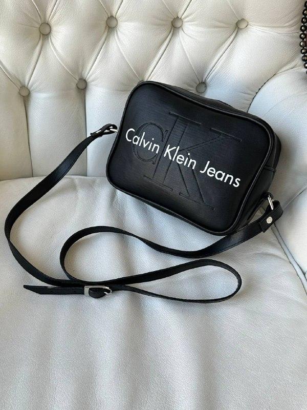 Женская сумка Calvin Klein Jeans черная, сумка Кельвин Кляйн, брендовая ...