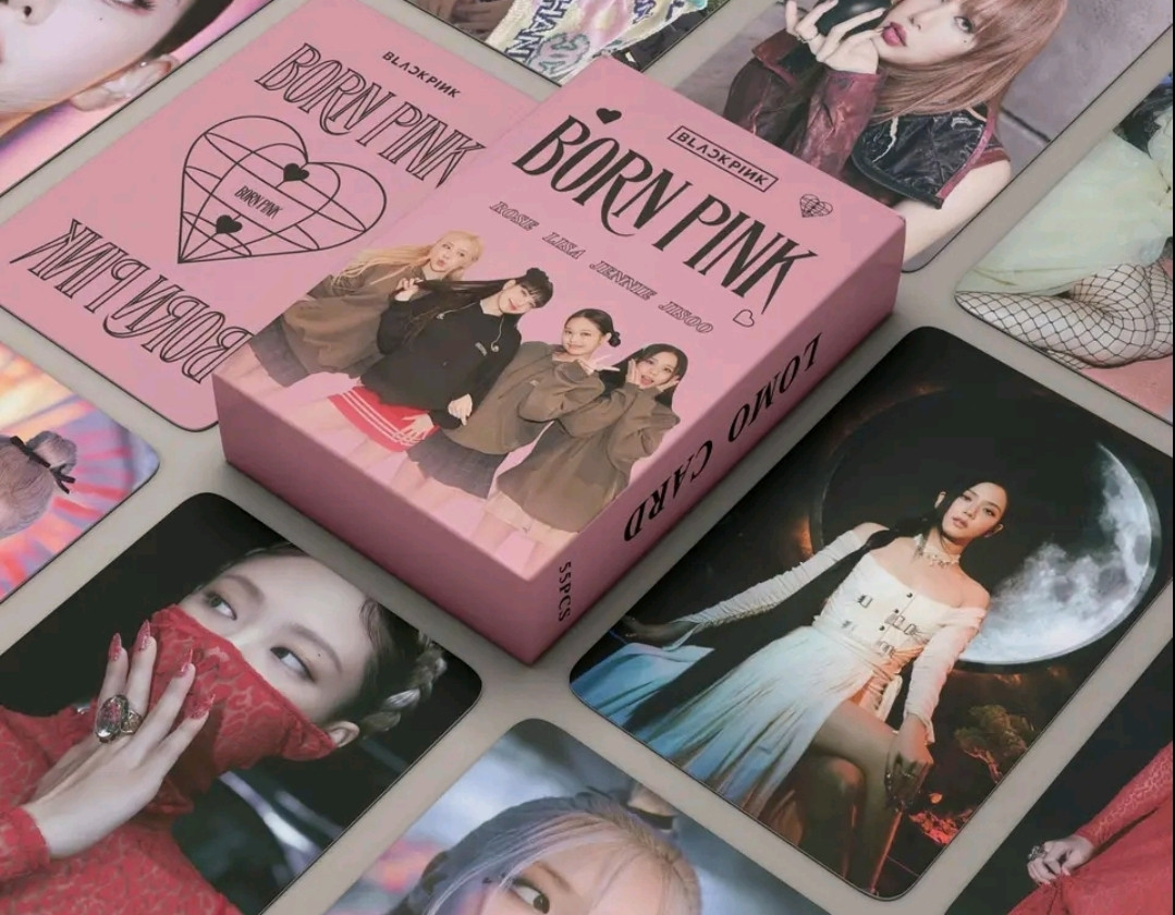 Карточки Black Pink Born Pink 55 штук в упаковке к поп k pop lomo ломо ...