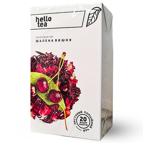 Чай Hello Tea шалена вишня 20 пакетиків (ID#2017272411), цена: 66 ...