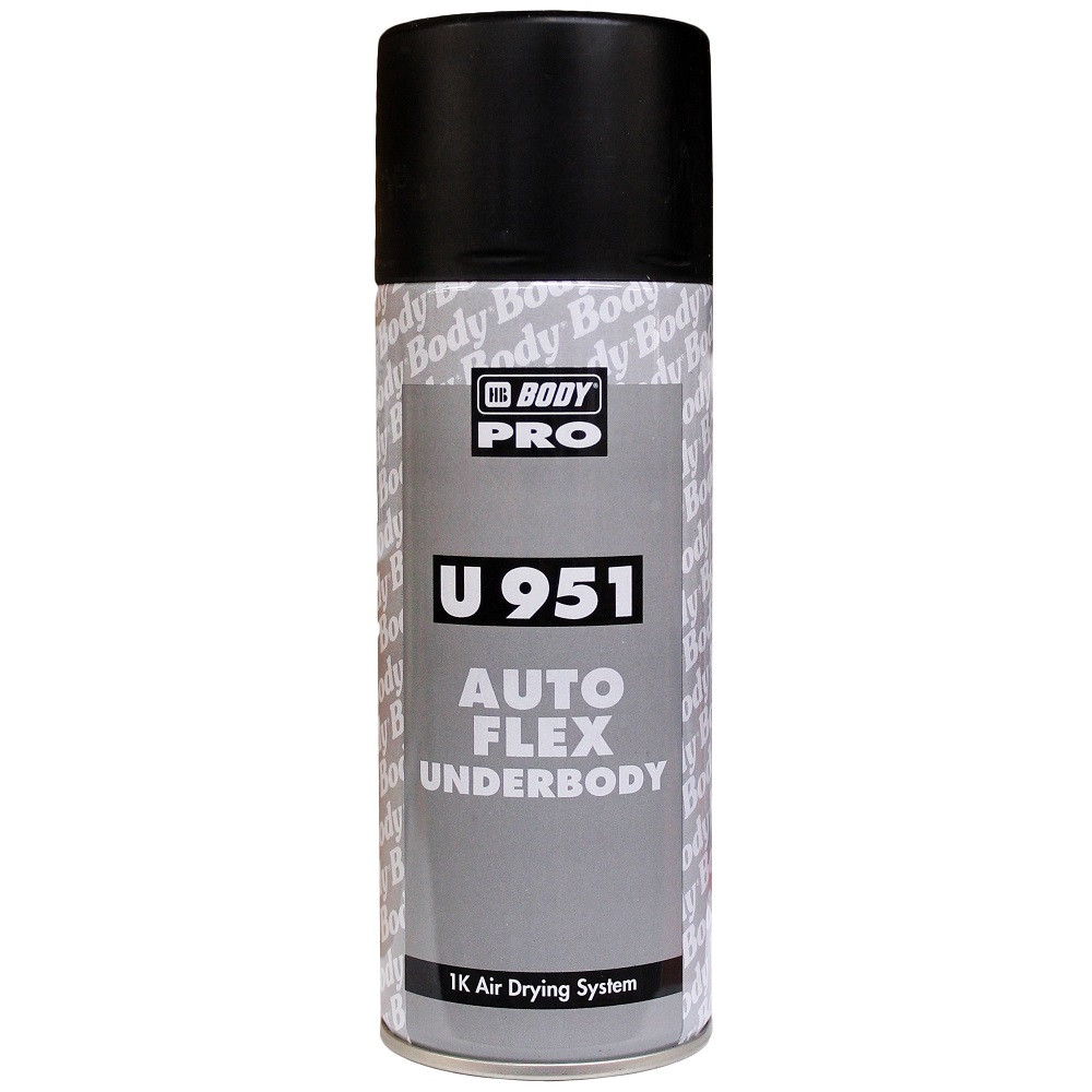 Чорне антигравійне покриття з герметиком у спреї Гравітекс Body 951 ...