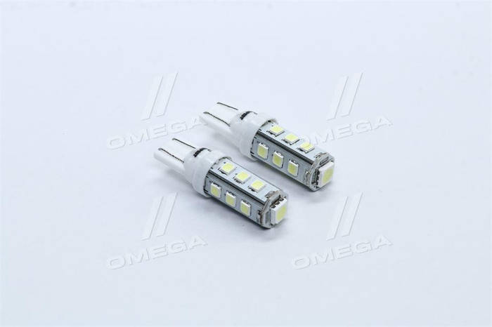 Лампа LED б / ц габарит и панель приладив T10 13SMD W5W 12V WHITE 2шт ...