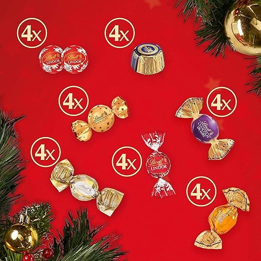 Адвент-календар для пар Lindt Schokolade Pärchen Adventskalender 505g (ID#2018846526), цена ...