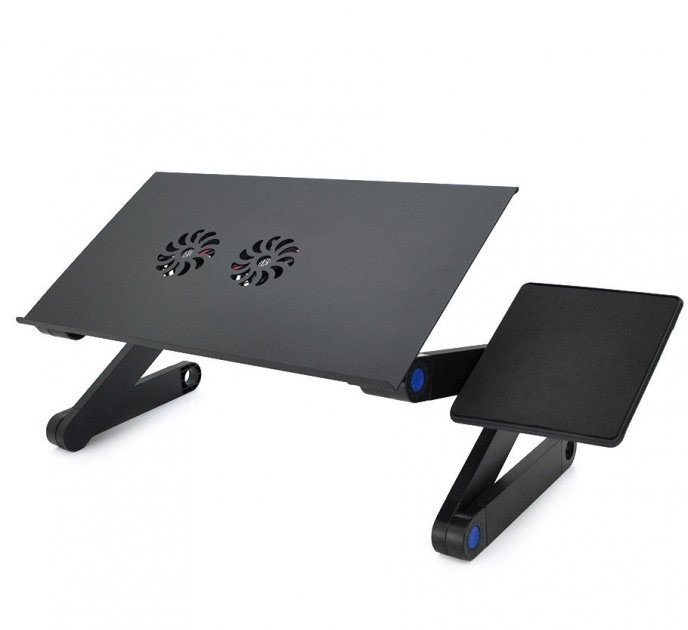 Столик підставка під ноутбук Laptop Table T6 охолоджувальна регульована ...