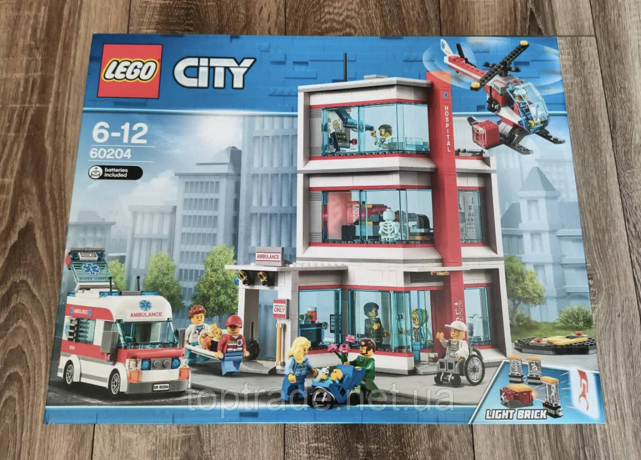 Конструктор LEGO City 60204 Town Hospital Міська лікарня (ID#2018952201 ...