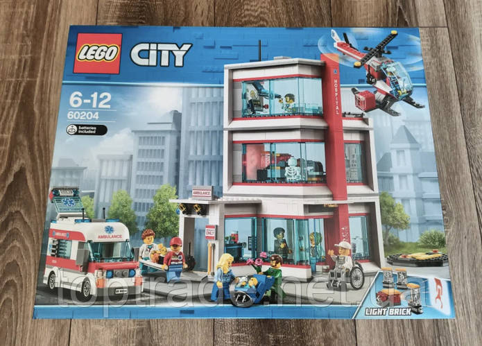 Конструктор LEGO City 60204 Town Hospital Міська лікарня (ID#2018952201 ...