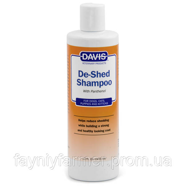 Davis De-Shed Shampoo ДЭВИС ОБЛЕГЧЕНИЕ ЛИНЬКИ шампунь для собак и котов ...