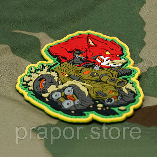 Патч Mil-Spec Monkey War Machine Boar1 Morale Patch, ПВХ (Red) (ID#2019087822), цена: 429 ...