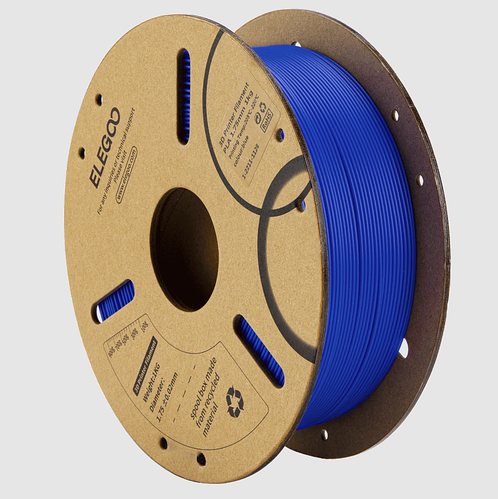 PLA филамент, пластик для 3d печати ELEGOO 1,75 мм 1KG (синий), цена ...