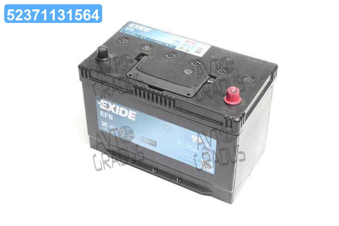 Аккумулятор 95Ah-12v Exide EFB (306х173х222), R, EN800 Азия, EL954 (ID ...
