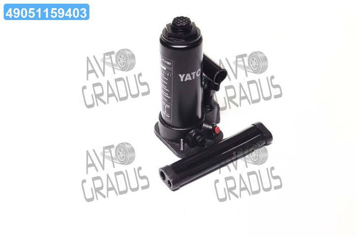 Домкрат гидравлический бутылочный 3 т 194-374 мм(YATO ) YT-17001 (ID#1747449388), цена: 1370.22 ...