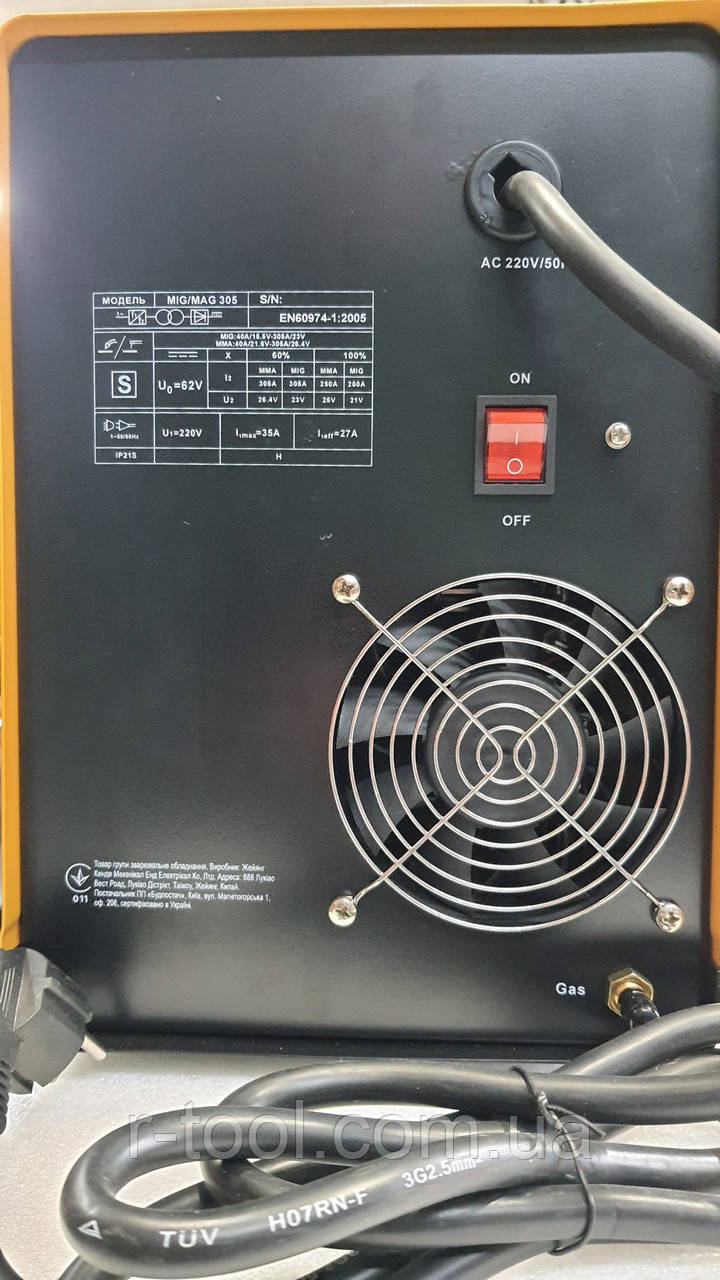 Kaiser MIG-305 напівавтомат 3в1 на 5 кг (MIG/MAG-MMA 305), КАЙЗЕР ...