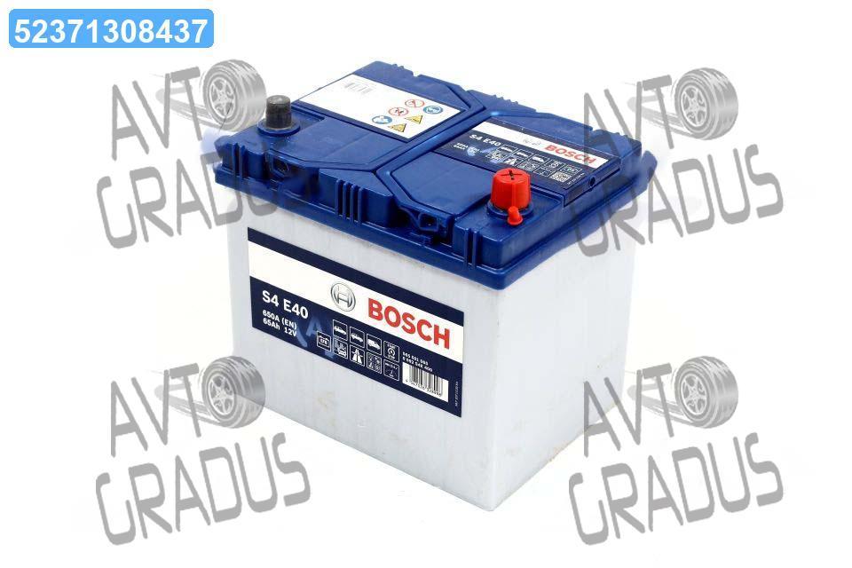 Аккумулятор 65Ah-12v BOSCH EFB (S4E40) (231x173x219),R,EN650 Азия ...