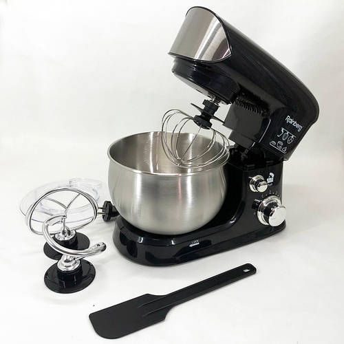 New Электрический планетарный миксер тестомес Rainberg RB-8083 с насадками. Цвет: черный (ID ...