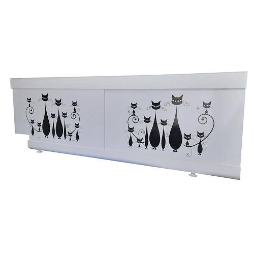 Экран под ванну The MIX Малыш Cats 130 см Белый (ID#2020623953), цена ...