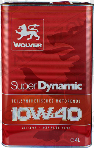Моторне мастило Wolver Super Dynamic 10W-40 4 л (ID#2020735367), цена ...