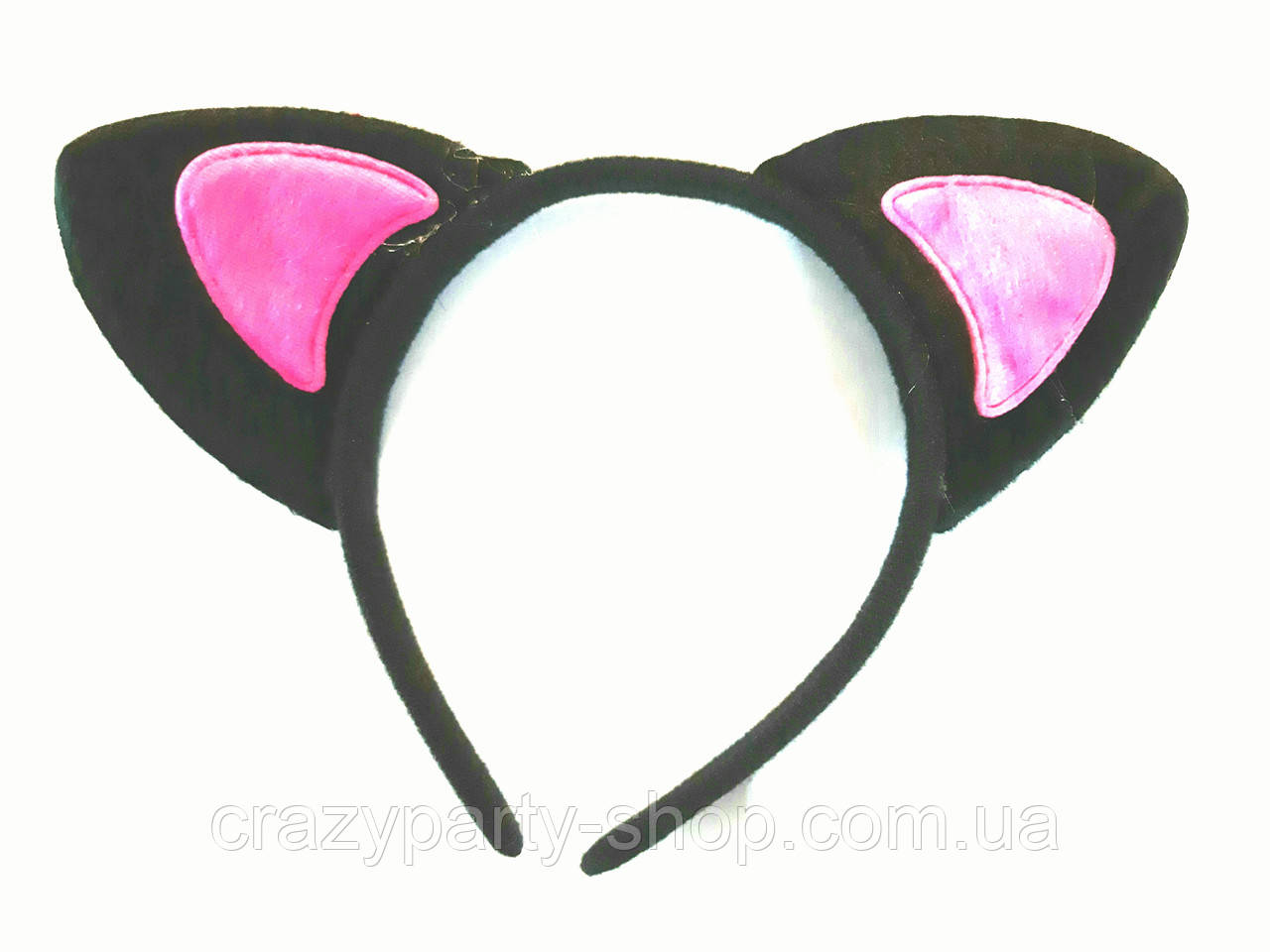 Карнавальные ушки кота, кошки черные на обруче: продажа, цена в ...