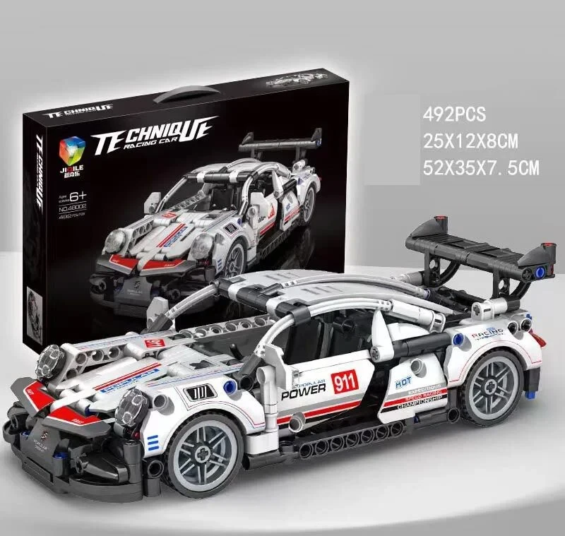 Конструктор 48002 Машина , 492 деталі, інерція, гумові колеса, у ...