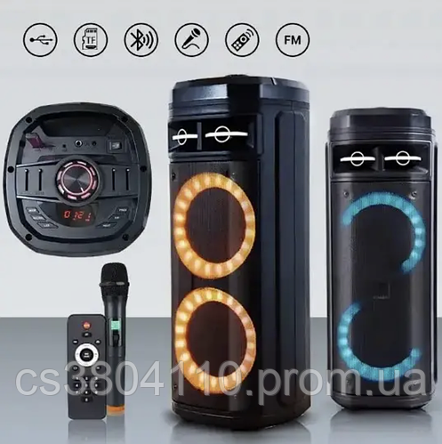 Мощная караоке колонка беспроводная 300вт ZXX-5511 с Bluetooth, Колонку ...