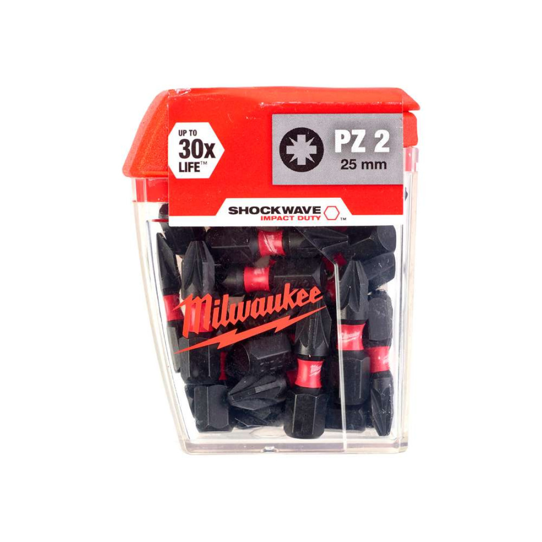 БИТА MILWAUKEE SHOCKWAVE IMPACT DUTY PZ2 X 25MM 25 шт. (код 4932430864 ...