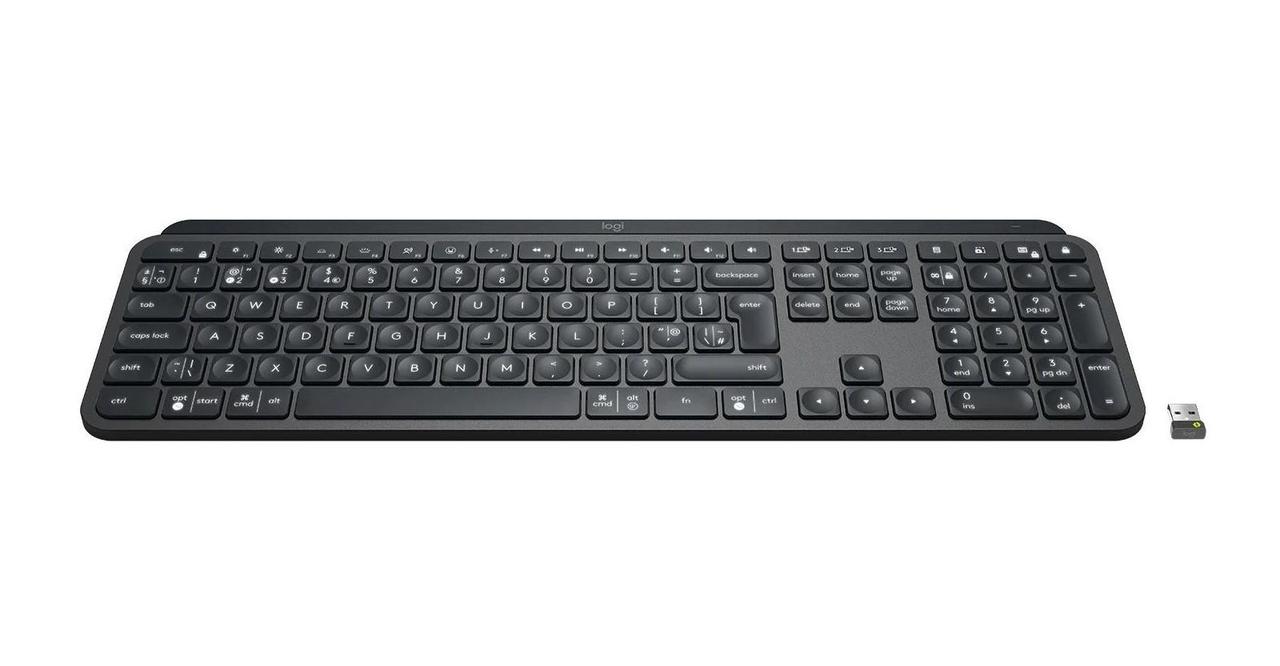 Клавіатура Logitech MX Master Keys Bluetooth Graphite (920-010251) (ID#1950432307), цена: 4751 ...