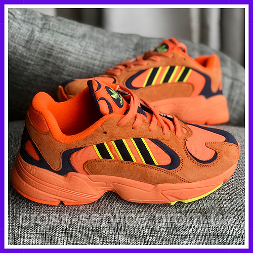 Кроссовки женские Adidas Yung 1 orange / Адидас Янг 1 оранжевые (ID ...