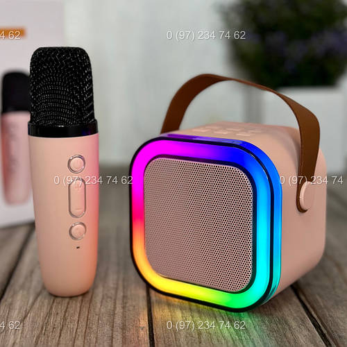 Портативна Bluetooth колонка 2в1 з RGB-підсвіткою K12, 10W колонка ...