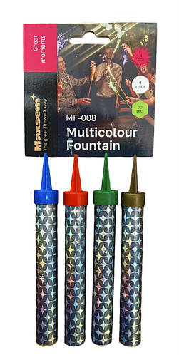 Тортова свічка 12 см горіння 30 сек Maxsem MF-008 Cake Fountain, 4 шт ...