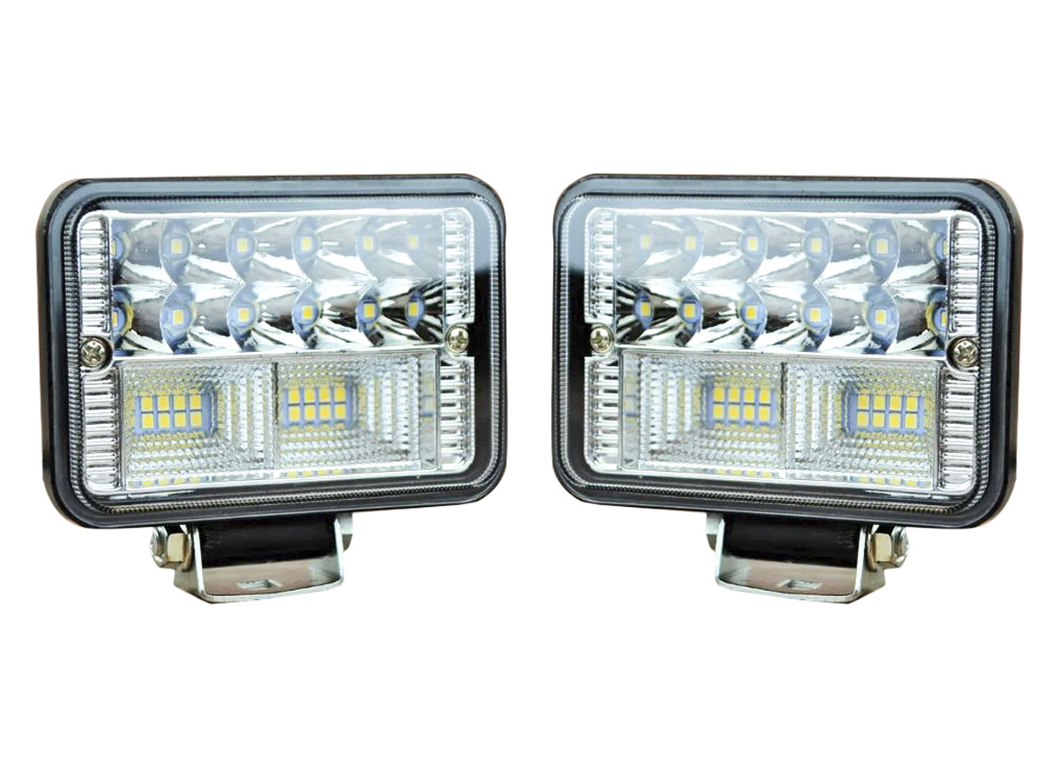 Комплект светодиодных фар 12-24V 78W 6000K (11х8х6,5см) LED (лэд) фары ...