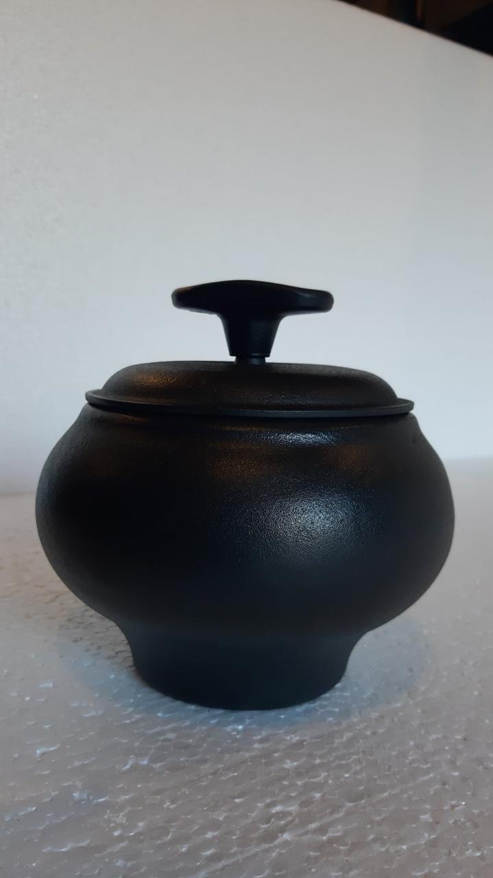 Горшок чугунный, Ситон, с крышкой, 1,5 л эмалированный