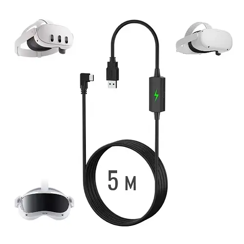 Кабель Oculus Link USB 3.2 для Meta Quest 3, 3S, 2, PRO, PICO4 с ...