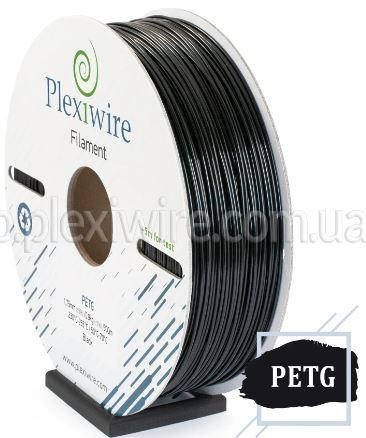 PETG пластик Plexiwire для 3D принтера чорний 400м / 1,2кг / 1,75мм (ID#2021854425), цена: 1100 ...