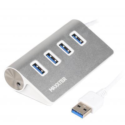 Концентратор Maxxter USB 3.0 Type-A 4 ports silver (HU3A-4P-01), ціна: 508 ₴, купити на Prom.ua